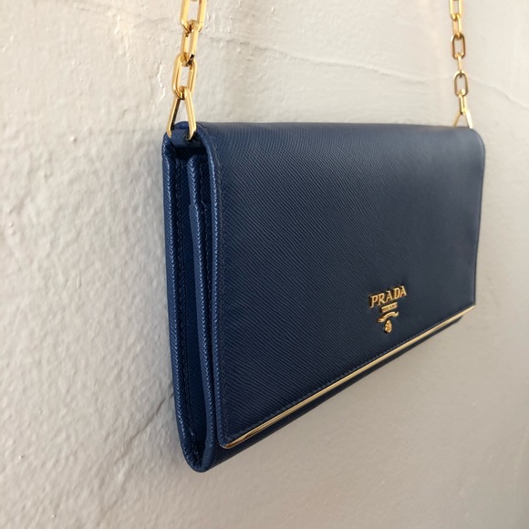 Prada | Bags | Prada Chain Wallet | Poshmark